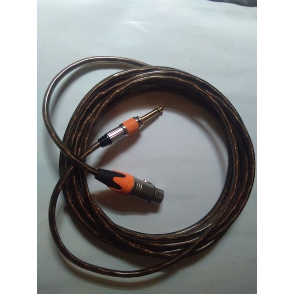Jual kabel mic 5 meter sampai 20 meter/ jek mic super padet anti kendur ...
