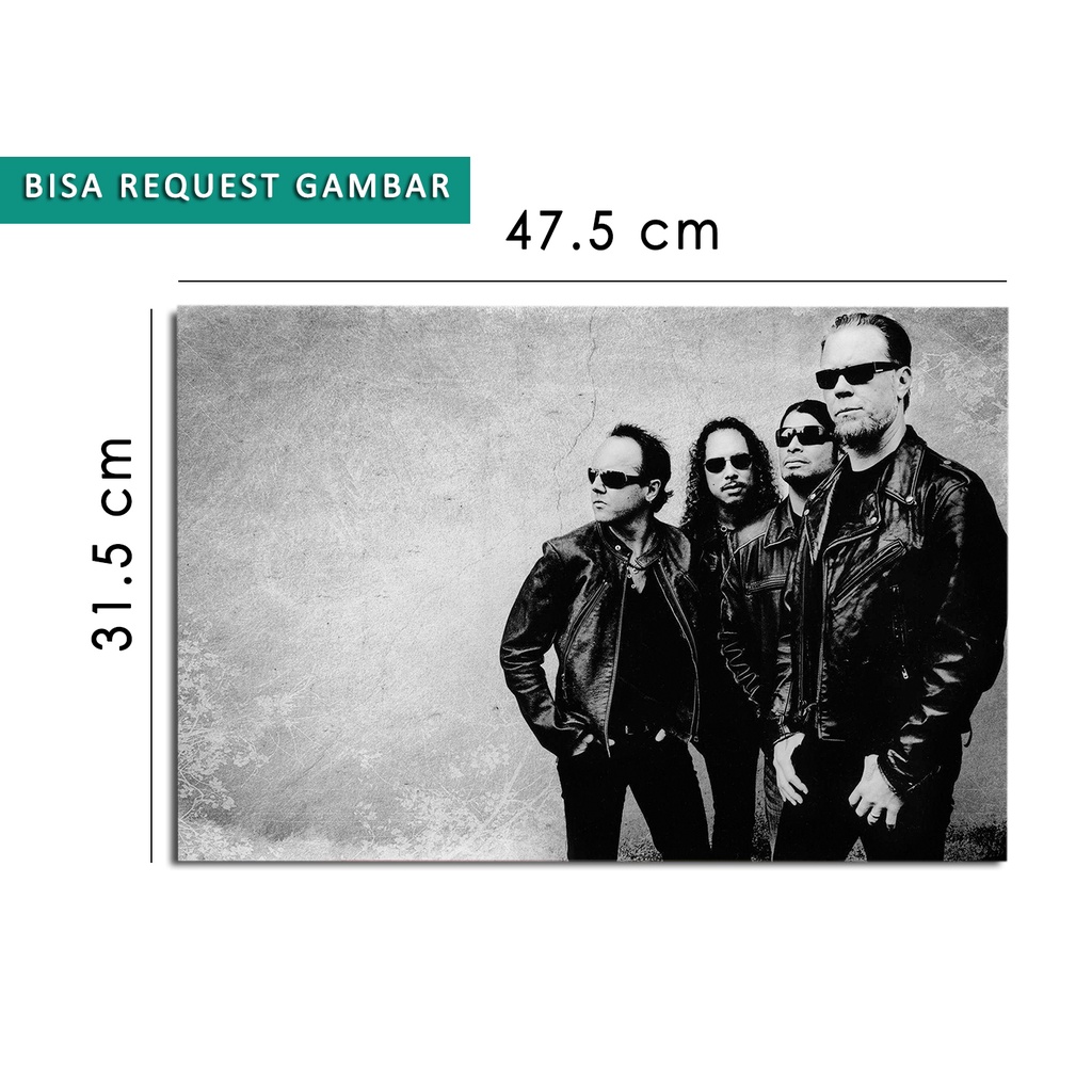 Jual Poster Band Metalica/Poster Ukuran A3/Hiasan Dinding/Poster ...
