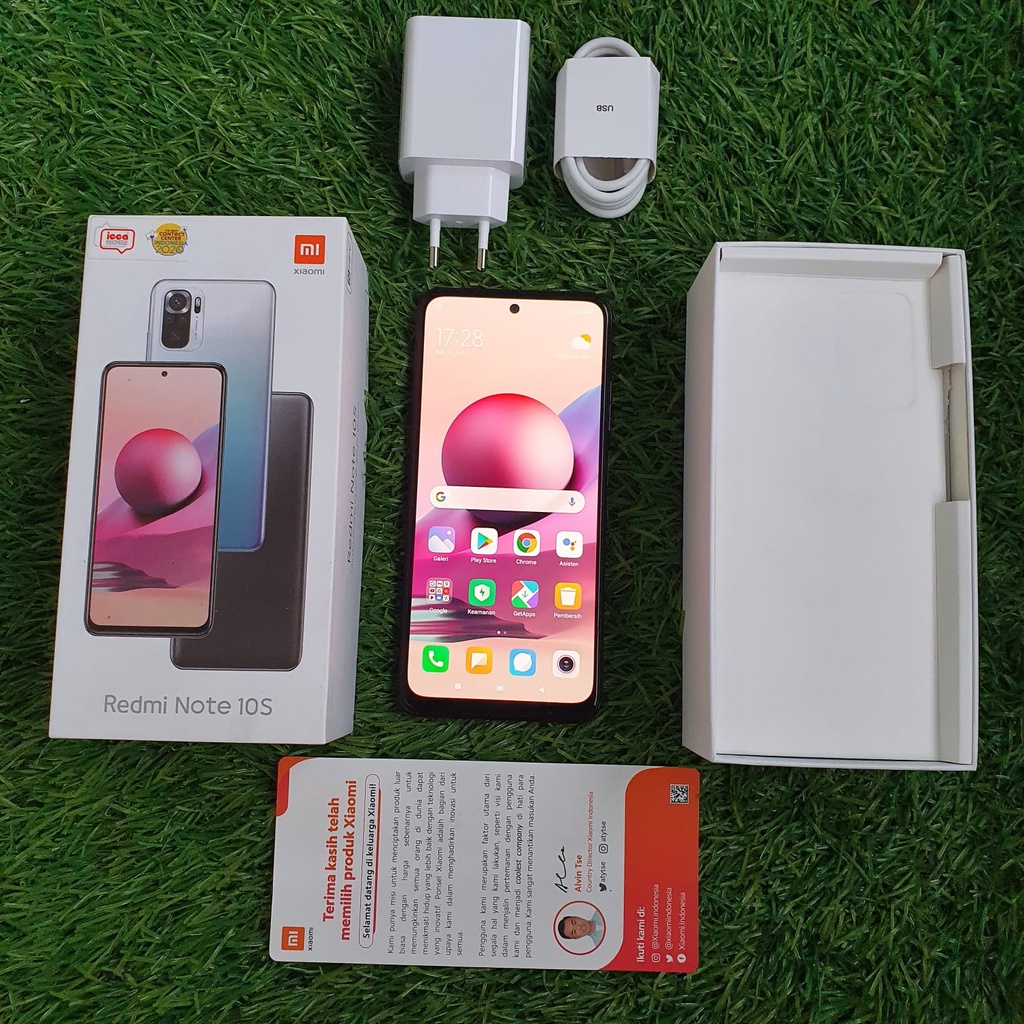 Jual XIAOMI REDMI NOTE 10S SECOND 6/64GB & 8/128GB HP SECOND HP SEKEN ...