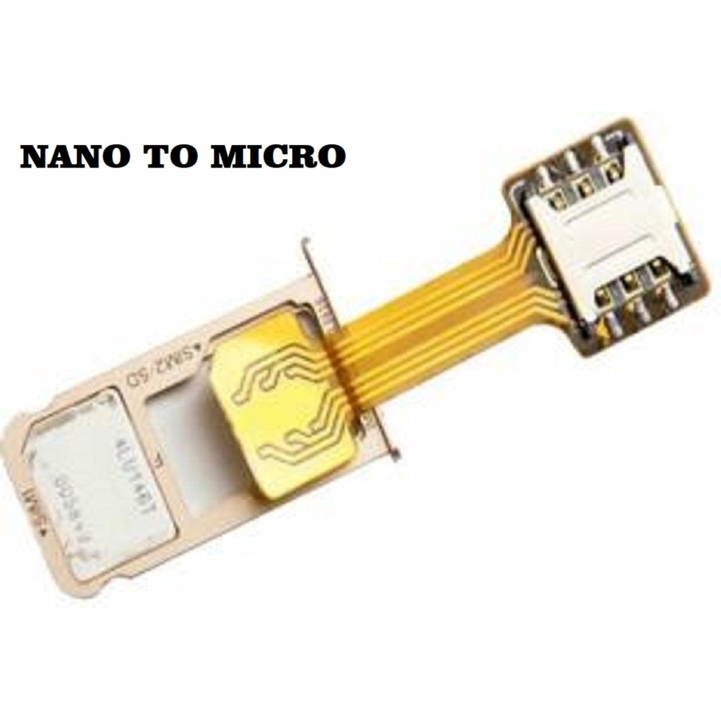 Jual Dual Simcard Hybrid Extender Extension Micro SD Converter Adapter ...