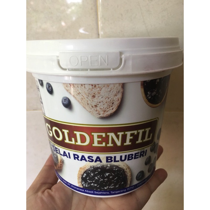 Jual selai goldenfil blueberry 1kg | Shopee Indonesia