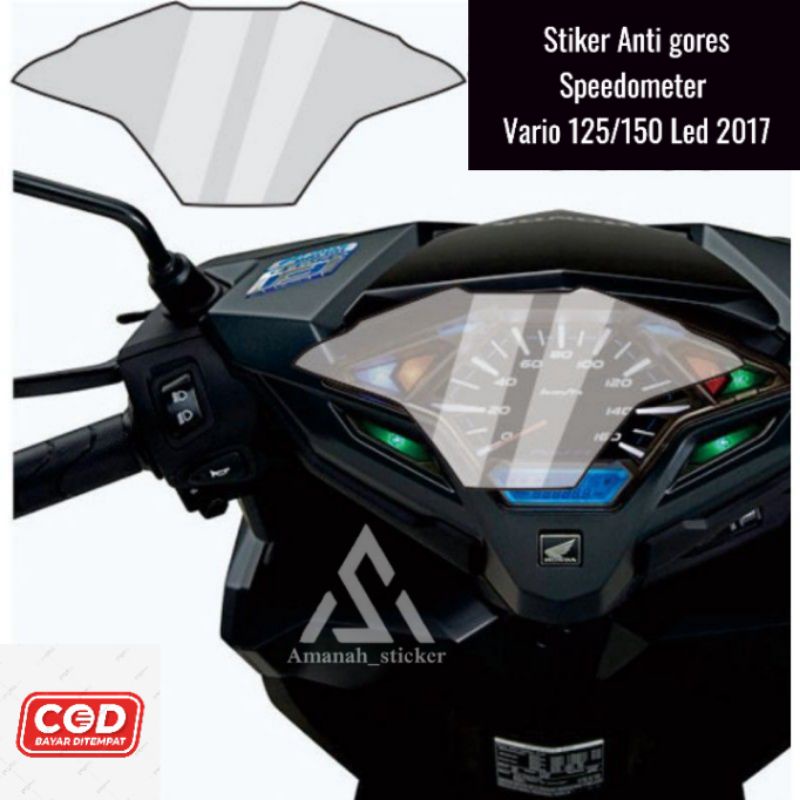 Jual Stiker Speedometer Vario 125/150 Led 2017/ Stiker Pelindung ...
