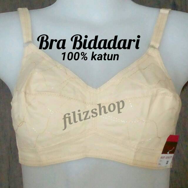 Jual Bra Wanita | BH Katun Tanpa Busa Tanpa Kawat | Bra Bidadari ...