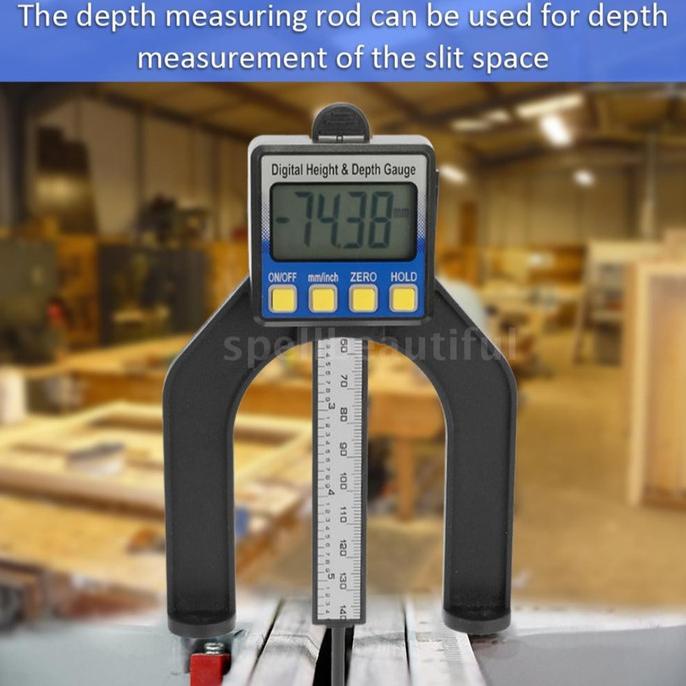 Jual alat pengukur Ketinggian Kedalaman Digital Height Depth Gauge 0 ...
