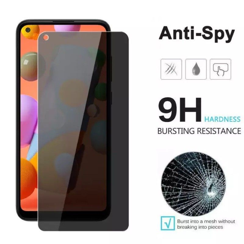 Jual Tempered Glass Anti Spy Oppo A55 A55 5g A54 A53s A53 A35 A73 5g A73 2020 K1 K3 K5 Tg Anti ...