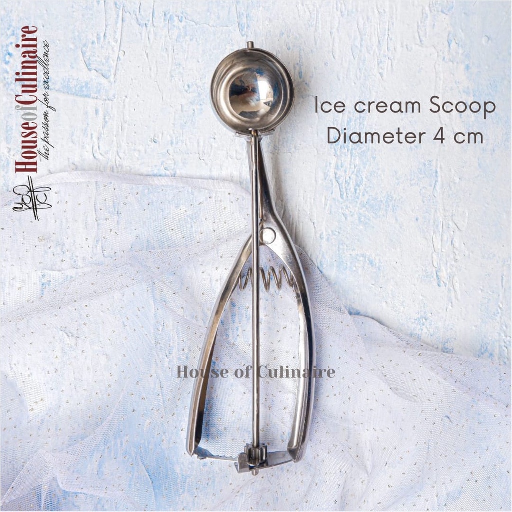 Jual Sendok Es Krim Besar Diameter 4 cm Large Ice Cream Scoop Stainless | Shopee Indonesia