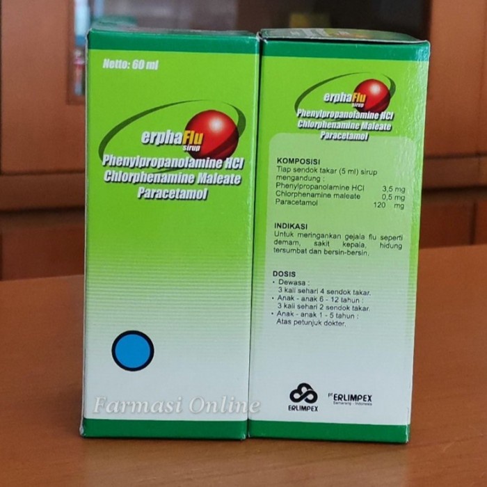 Jual ERPHAFLU SIRUP 60 ml-Syrup Obat Demam,Flu & Bersin-bersin | Shopee ...