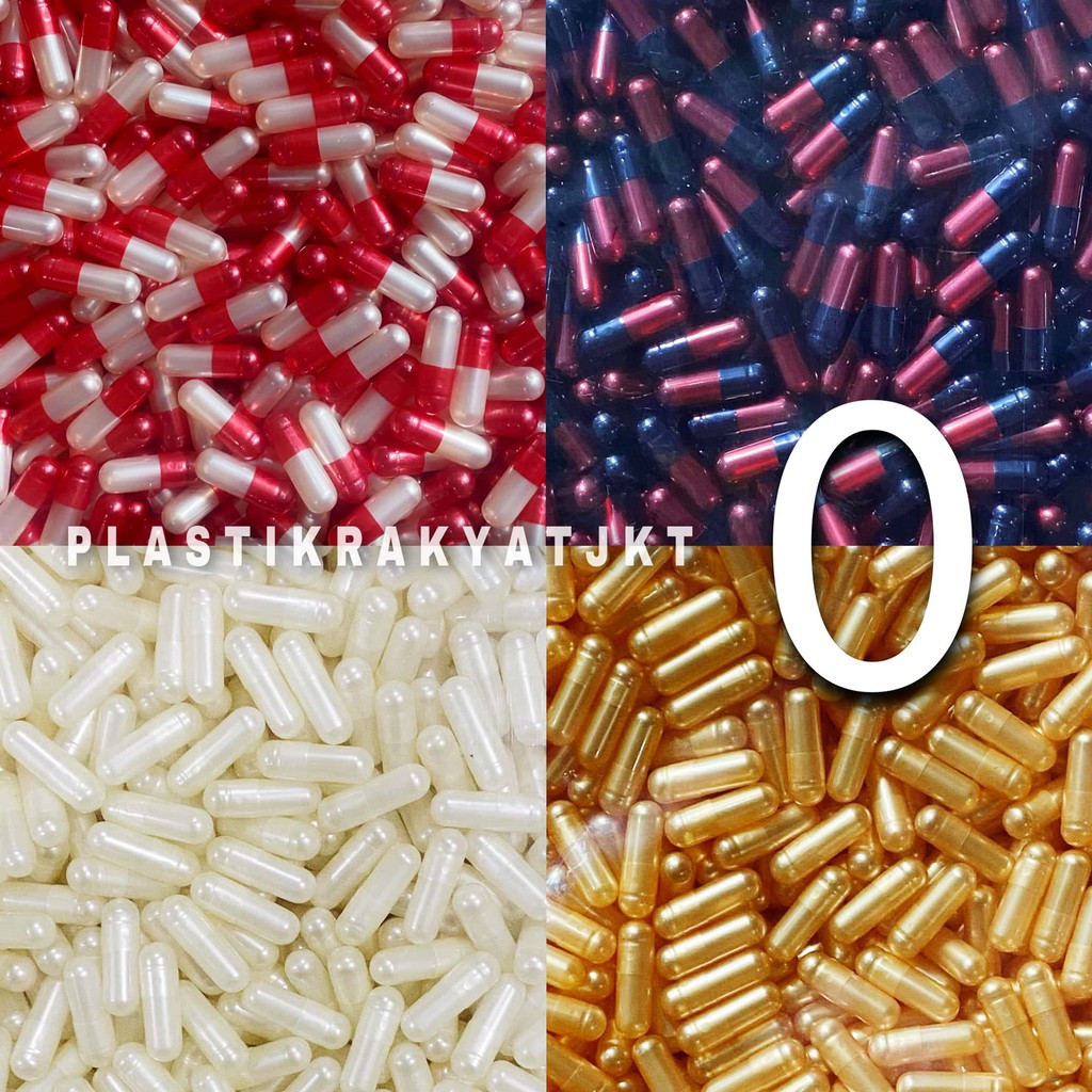 Jual Kapsul Kosong METALIK Ukuran 0 isi 1000 butir / Cangkang Kapsul Ukuran 0 Halal | Shopee ...