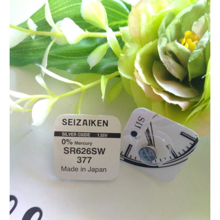 Jual baterai jam tangan Seiko seizaiken SR626SW/377 Original | Shopee ...