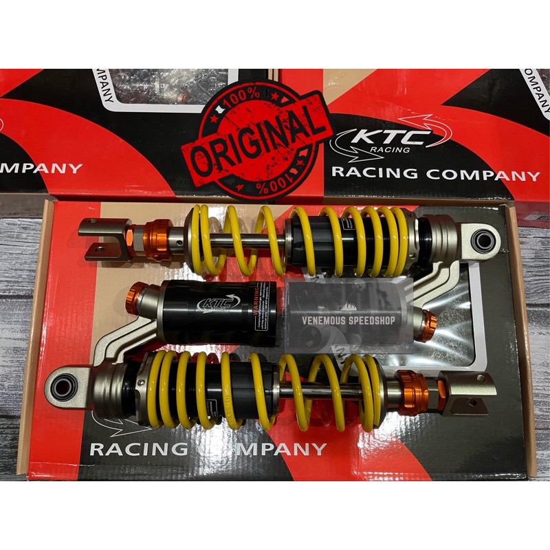 Jual Shockbreaker Shock KTC Racing Tipe Extreme Matic 335MM-Kuning ...