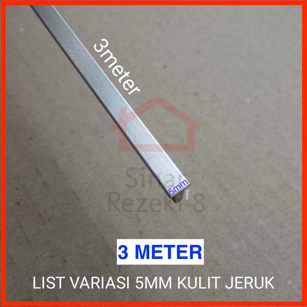Jual List Variasi 5 mm KJ Aluminium Pasir Lis T Alumunium Edging ...