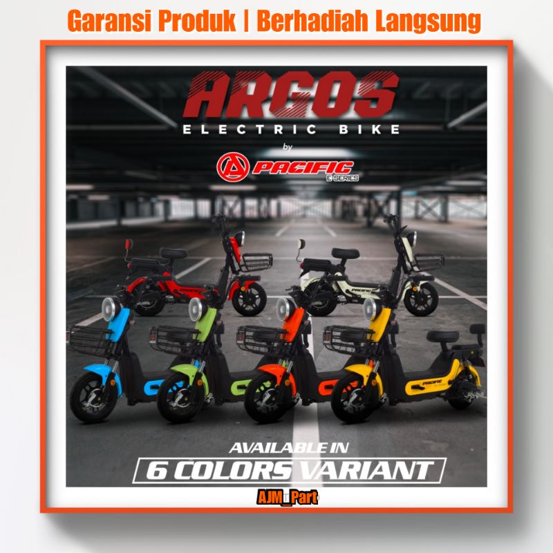 Jual Argos Elektrik Bike Pacific | E-Bike | Sepeda Listrik | Elektrik ...