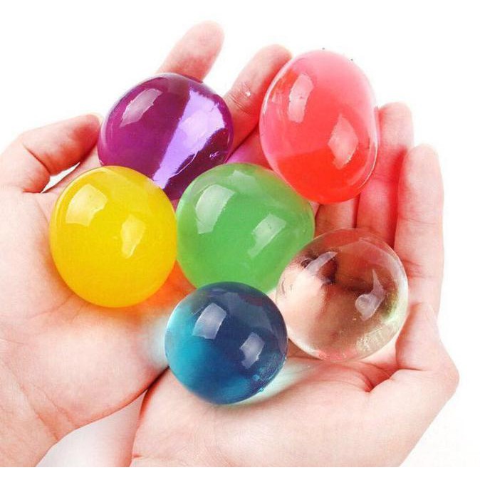 Jual LARGE WATERBEAD / water beads super slime sensory squishy orbeez ...