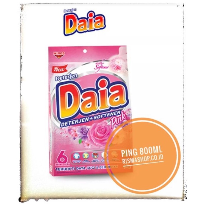 Jual Daia detergen+softergen Pink 850g | Shopee Indonesia