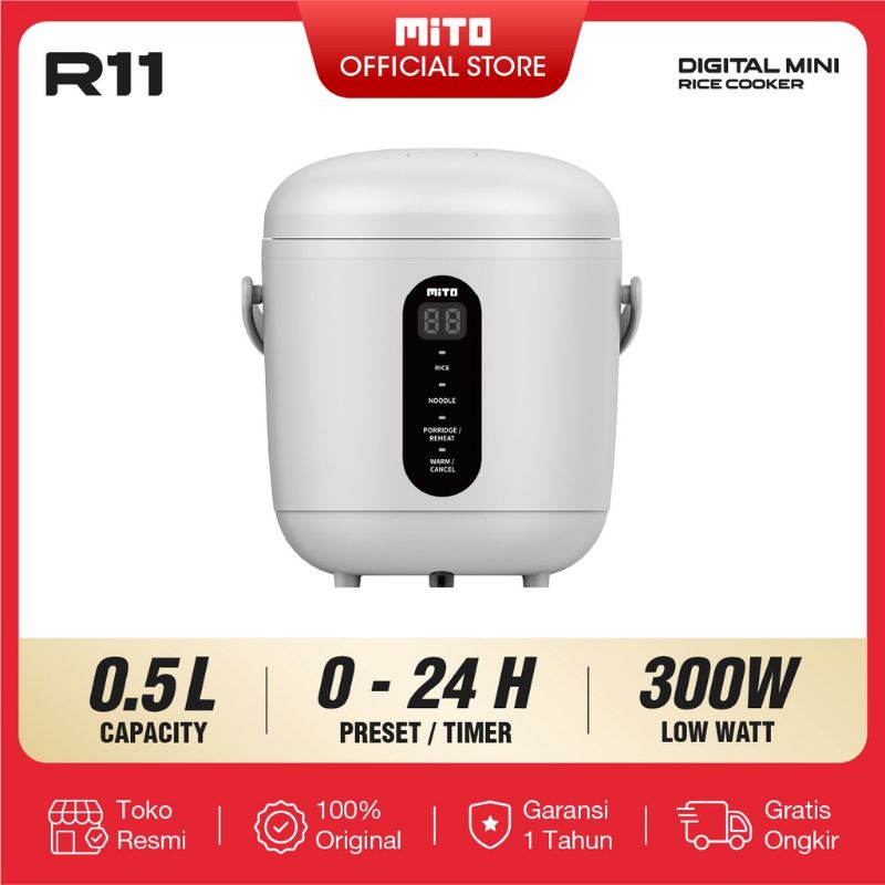 Jual [PROMO] Rice Cooker Mini Mito R11 Wood Handle and lid to be Rice ...