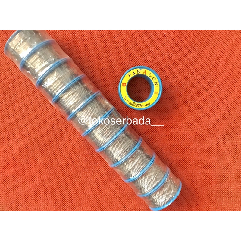 Jual TINOL PARAGON / TIMAH SOLDER PARAGON 10m / TENOL / TINOL METERAH ...
