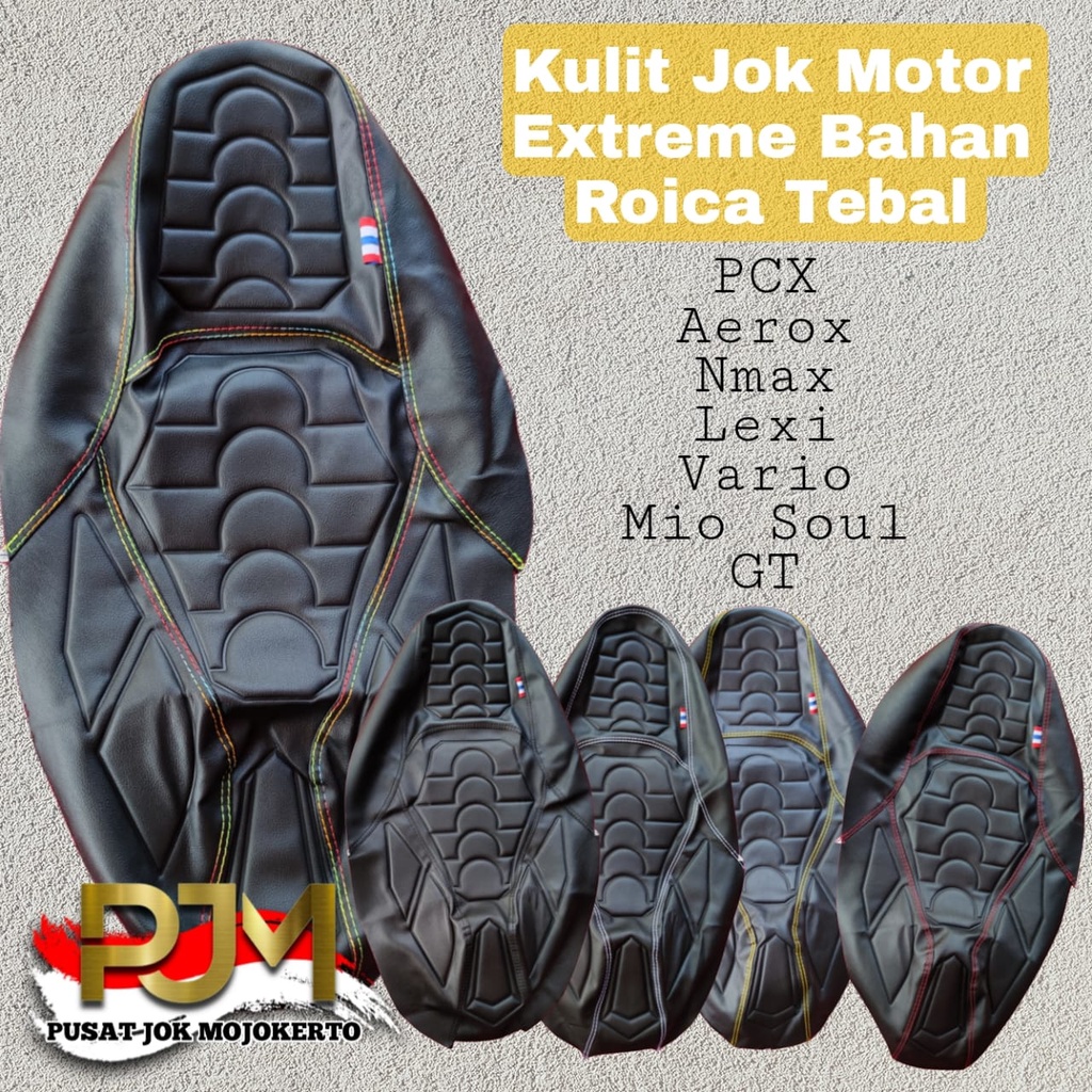 Jual Kulit Jok Motor Variasi Keren Bahan Tebal NMAX AEROX Pcx Mio Soul ...