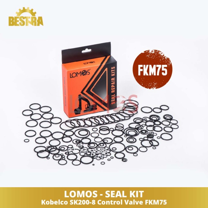 Jual Seal Kit LOMOS Kobelco SK200-8 Control Valve / Main Valve [FKM75 ... Jual Seal Kit LOMOS Kobelco SK200-8 Control Valve / Main Valve [FKM75 ...
