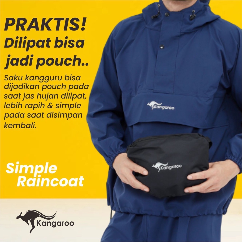 Jual Jas hujan KANGAROO RAINCOAT Mantel Hujan Jas Hujan Pria/Wanita Jas ...