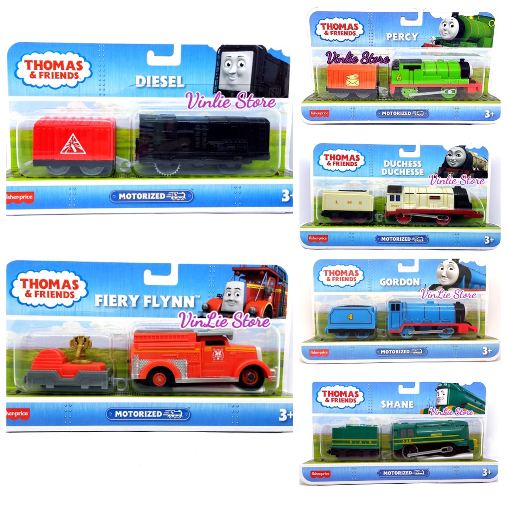Jual Thomas and Friends MOTORIZED EDISI TERBARU Thomas Percy Fierry Flynn Kevin Shane Diesel ...