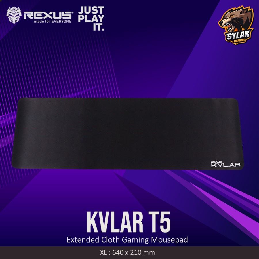 Jual Rexus Kvlar T5 / T-5 Extended Cloth Gaming Mousepad | Shopee Indonesia