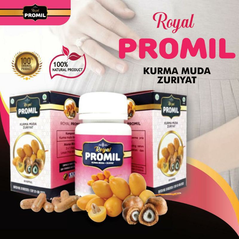 Jual ROYAL PROMIL KAPSUL KURMA MUDA ZURIYAT | Shopee Indonesia