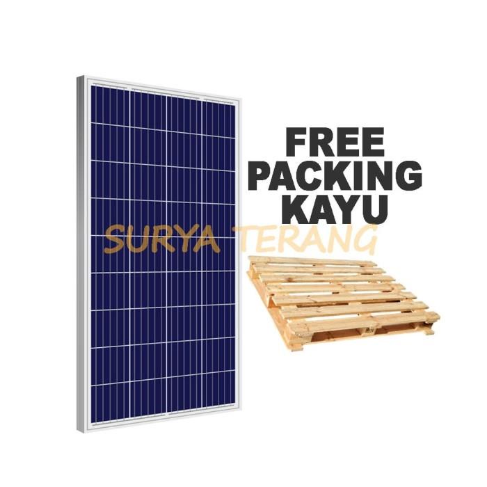 Jual Tenaga Surya Solar Panel 100Wp Poly Free Packing Kayu Gh Solar ...
