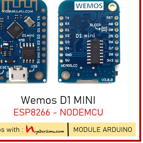 Jual Wemos D1 mini NodeMcu ESP8266 - WIFI IOT | Shopee Indonesia