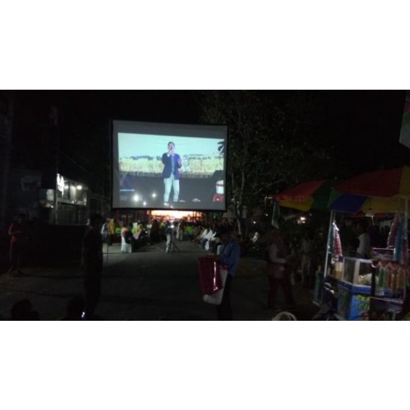 Jual screen proyektor /layar proyektor 2x3 meter | Shopee Indonesia