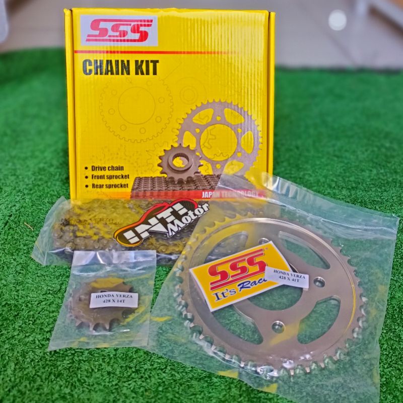 Jual GIRSET SSS Federal Aspira Honda Verza ASLI 100% SSS ORIGINAL Gir Set MOTOR Ferza Rantai Set ...