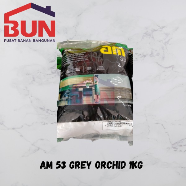 Jual NAT KERAMIK AM 53 TILE GROUT GREY ORCHID 1KG | Shopee Indonesia