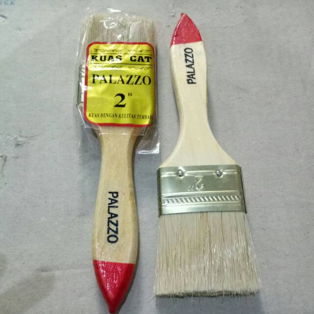 Jual Eceran Kuas cat 2 inch kuas tangan kuas 2" kuas cat 2in cat tembok besi kayu kuas kayu ...
