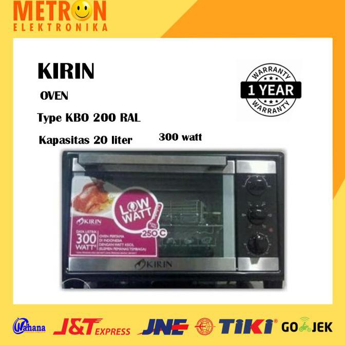 Jual KIRIN KBO 200 RAL / OVEN LOW WATT 20 LITER / STAINLESS / KBO200RAL | Shopee Indonesia