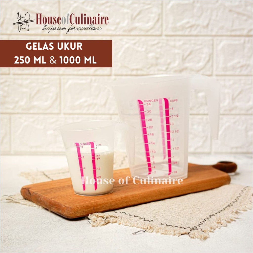 Jual Gelas Ukur Plastik 250 ml 500 ml Gelas Ukur 1000 ml Measuring Cup Print Pink | Shopee Indonesia