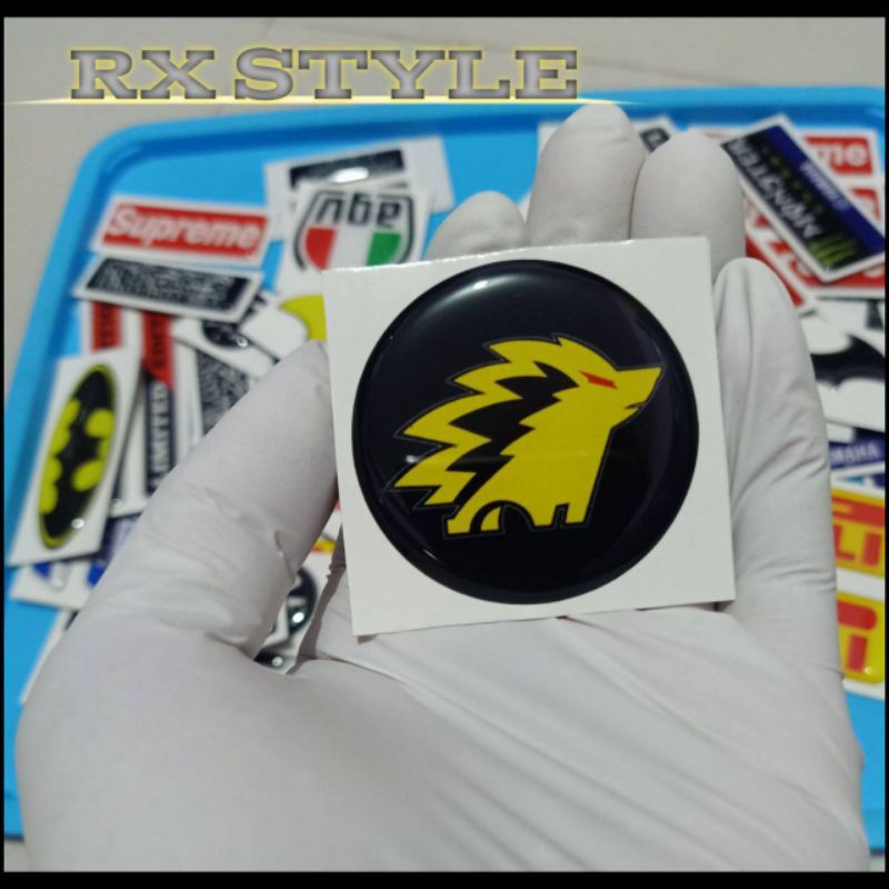 Jual Stiker timbul resin lentur sticker emblem logo onic esport ...