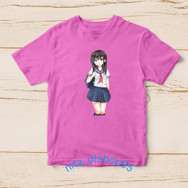 Jual baju sakura school simulator versi anime baju anak karakter baju ...