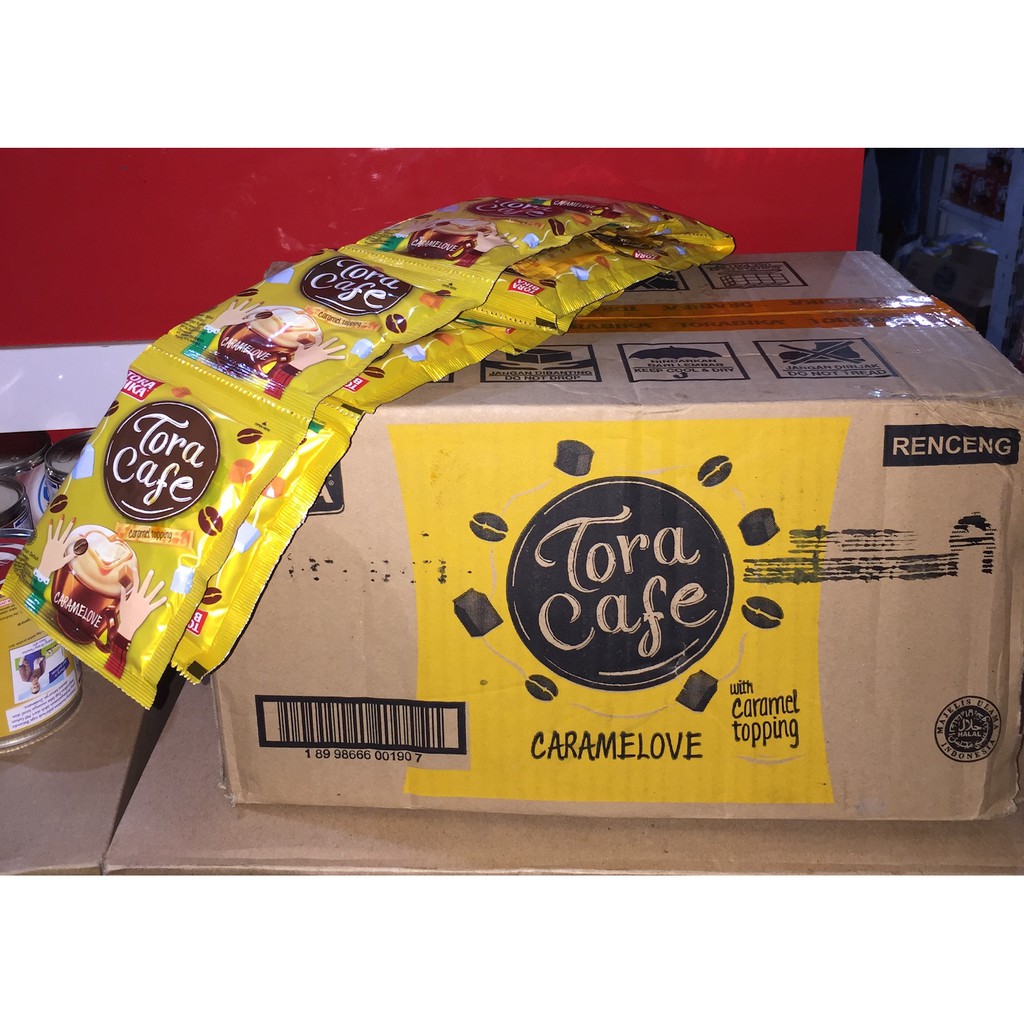 Jual Kopi Tora Cafe Caramel Love Sachet | Shopee Indonesia
