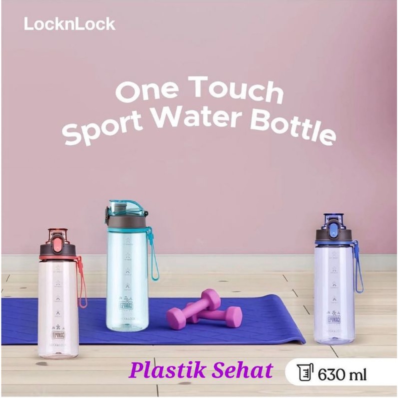 Jual LOCKNLOCK Botol Minum One Touch Sport Bottle 630 ml | Shopee Indonesia