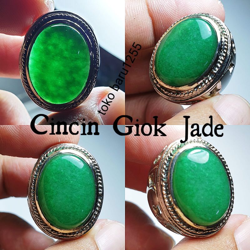 Jual BATU CINCIN AKIK GIOK JADE | Shopee Indonesia