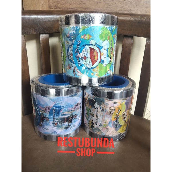 Jual PLASTIK LID CUP SEALER CUP KARTUN Motif /PLASTIK SEAL 1000 CUP ...