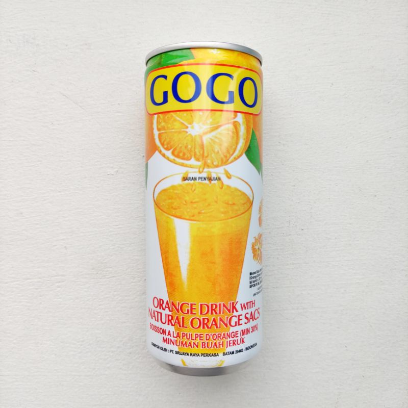 Jual Gogo Orange Drink with Pulp Minuman Buah Jeruk dengan Bulir Jeruk ...