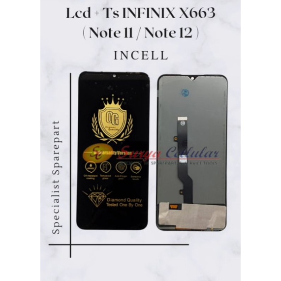 Jual LCD TOUCHSCREEN INFINIX X663 NOTE 11 / X670 NOTE 12 INCEL FULLSET ...