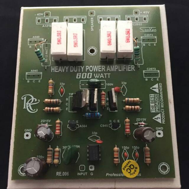 Jual KIT POWER DRIVER MONO 600 WATT | Shopee Indonesia