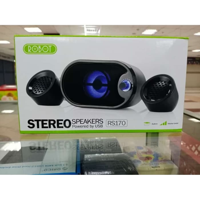 Jual SPEAKER ROBOT RS170 USB \ SPEAKER BLUETOOTH STEREO LED BASS ...