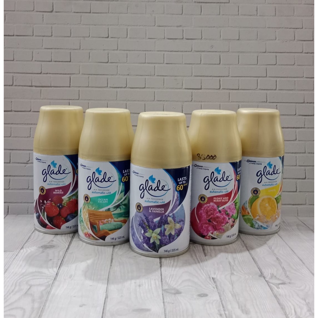 Jual AIR FRESHENER AUTOMATIC REFILL GLADE / PENGHARUM RUANGAN OTOMATIS REFILL 225 ML - GLADE ...