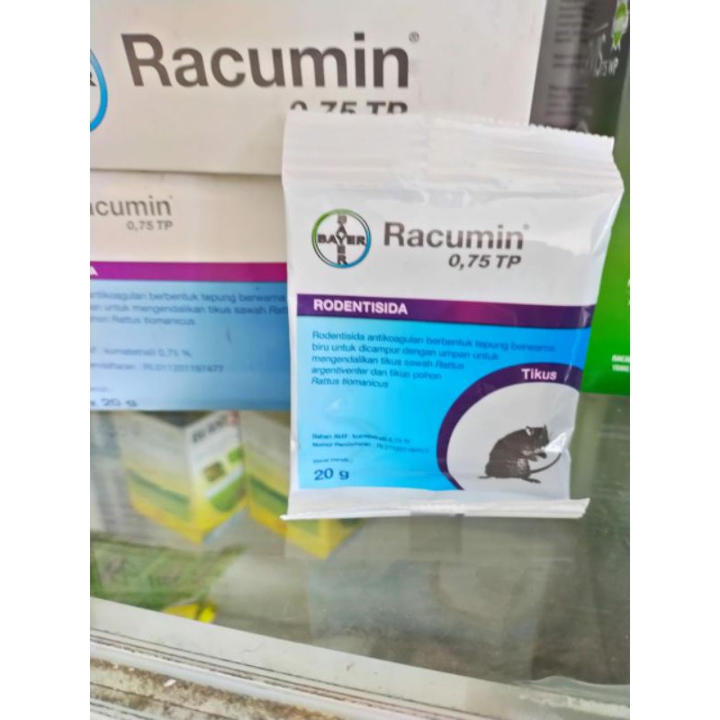 Jual RACUMIN 0,75 TP 20 Gr (Racun tikus sawah dan pohon) | Shopee Indonesia