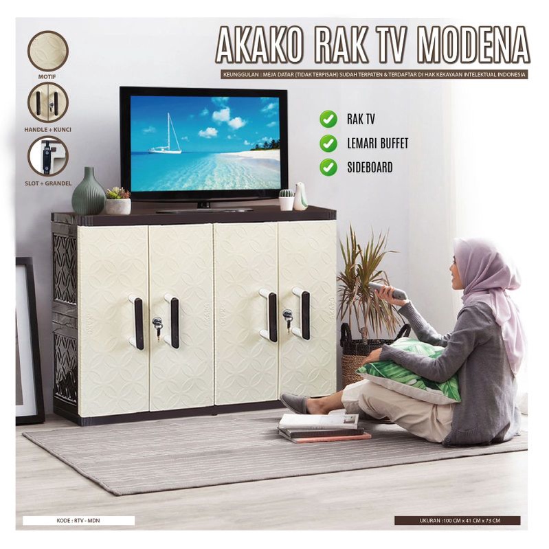 Jual Akako Rak tv Modena x Bupet TV meja TV akako | Shopee Indonesia