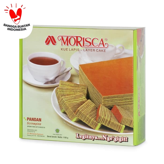 Jual T20R Morisca Kue Lapis Pandan 1100 Gr Ht501Gr | Shopee Indonesia