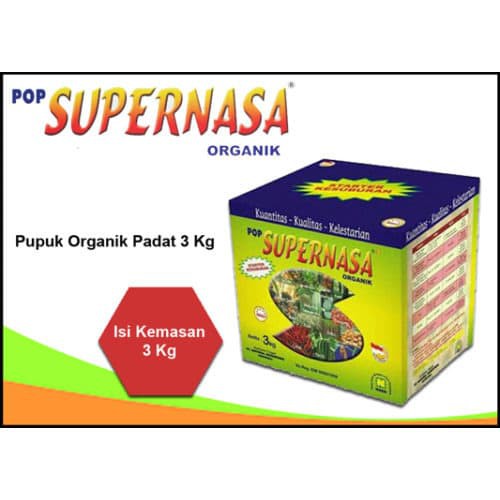 Jual Pupuk Organik Supernasa / SPR Nasa Besar 3 Kg Pupuk Dasar Tanaman ...