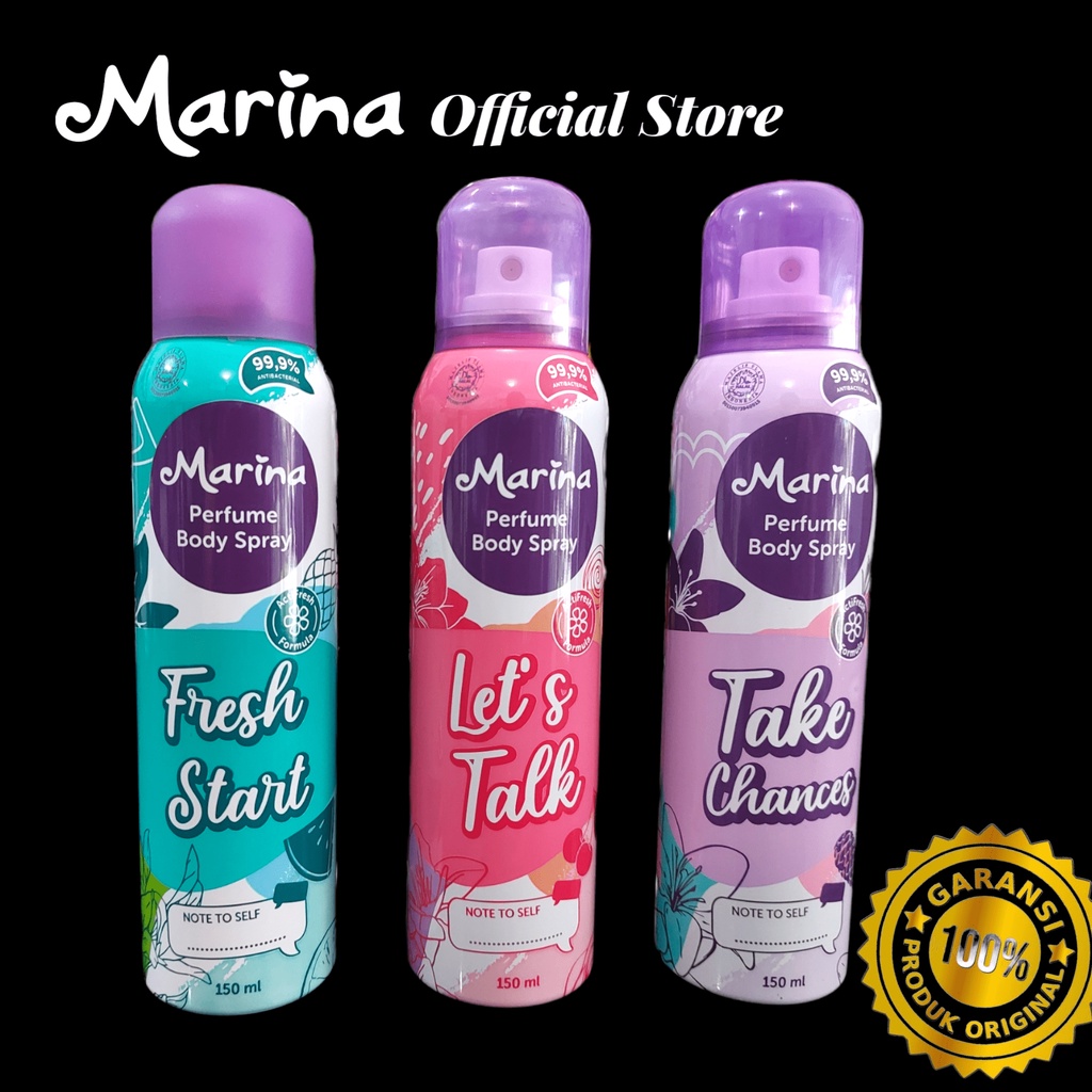 Jual MARINA Perfume Body Spray 150ml | Shopee Indonesia